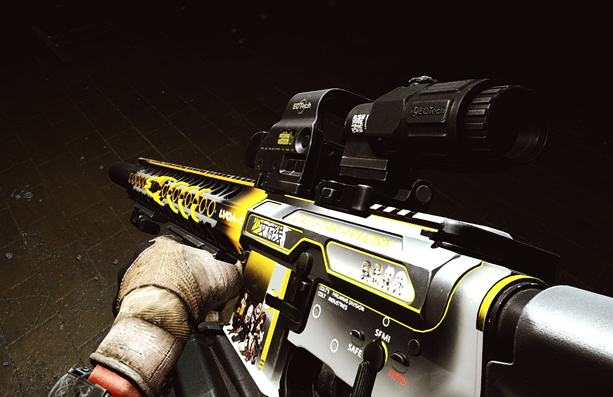 AKI3.2.5(应该也适配别的版本但没测试) 自发光 M4A1 少女前线AR小队 【替换式皮肤】-ODDBA社区