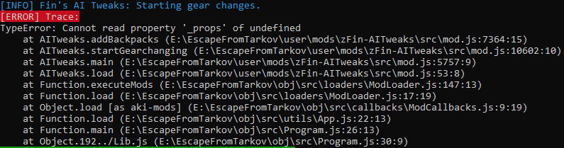 zFin-AITweaks打不开（AKI2.3.1）-ODDBA社区