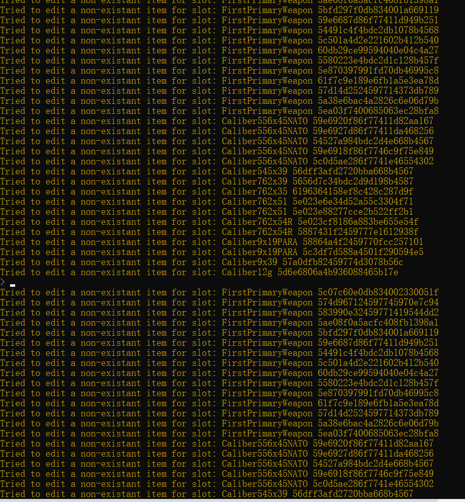 【spt-aki3.4.0】黄字报错-ODDBA社区